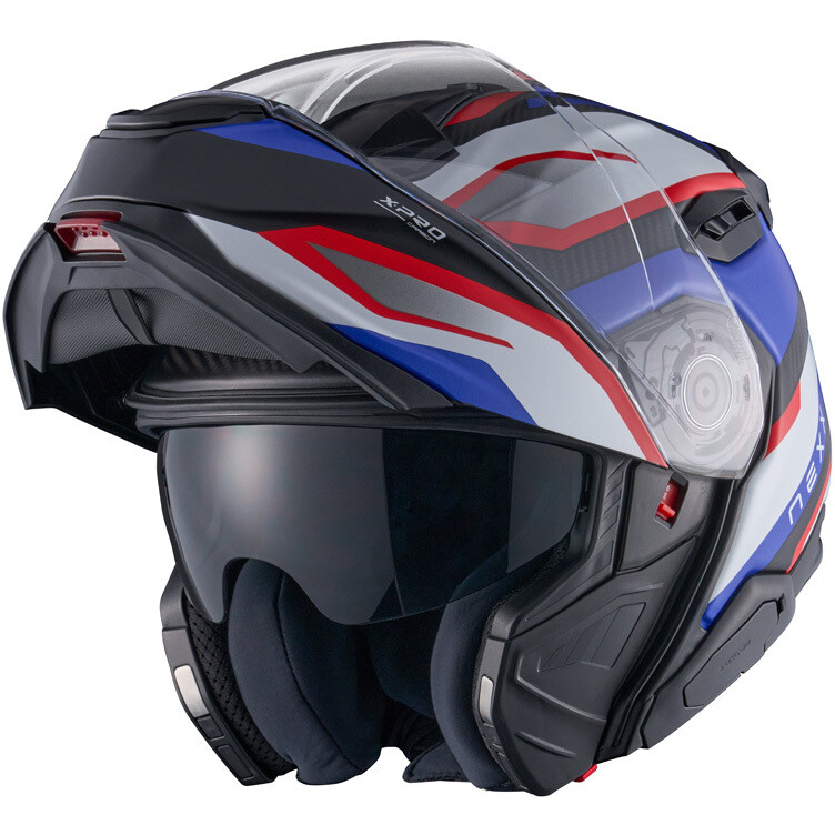 Nexx X.Lifetour Mile Modular Motorcycle Helmet Blue Red Matt For Sale ...