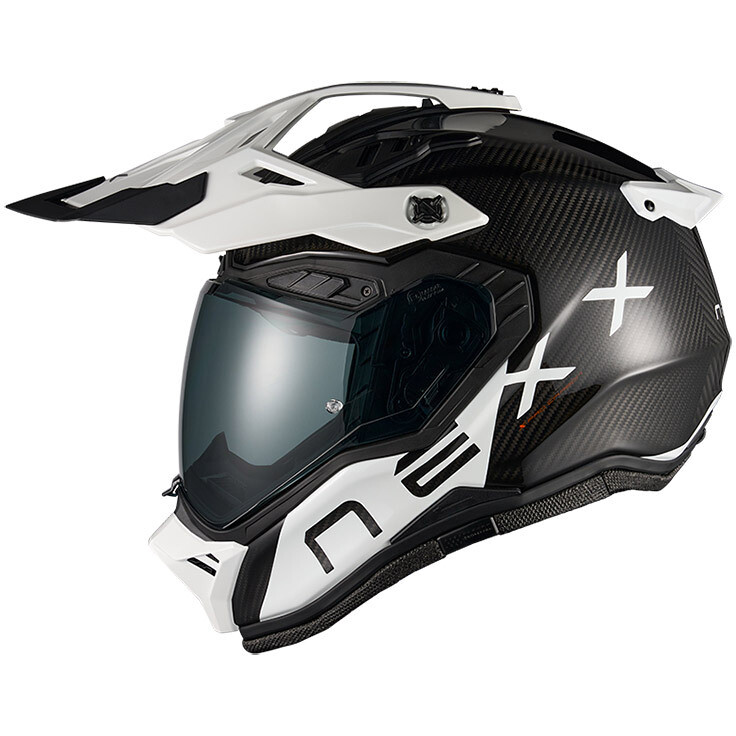 Nexx X.RALLY Graviz Carbon Full Face Adventure Motorcycle Helmet White ...
