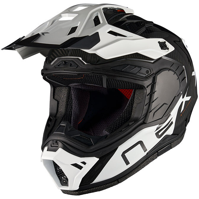 Nexx X.RALLY Graviz Carbon Full Face Adventure Motorcycle Helmet White ...