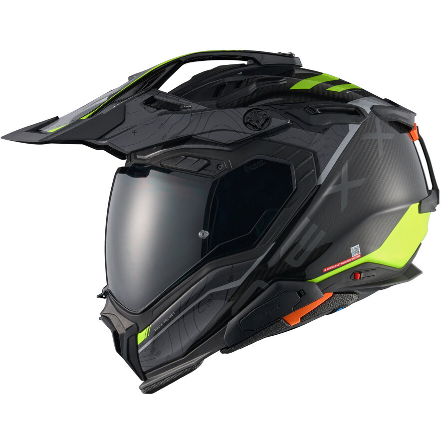 Nexx X.WED3 Furka Adventure Motorcycle Helmet Grey Yellow For Sale ...