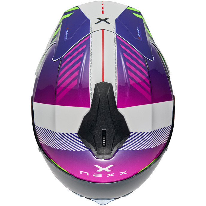 Nexx Y.100R Fade White Purple Full Face Motorcycle Helmet For Sale ...