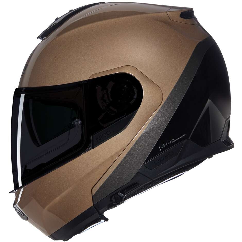 Nolan N100-6 Modular Motorcycle Helmet P/J SPECIAL PAINT 342 Sand Black ...