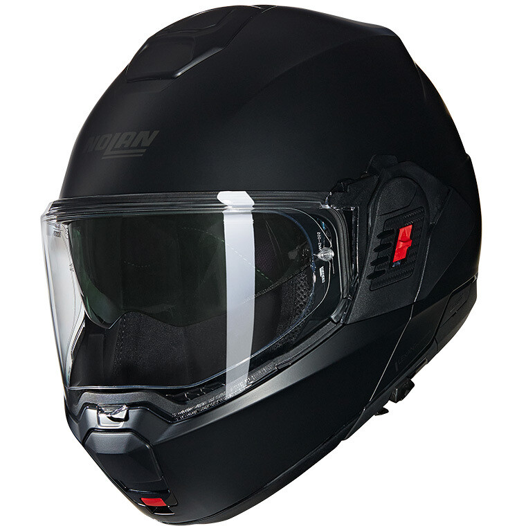 Nolan N120-1 CLASSICO 302 P/J Modular Motorcycle Helmet Matt Black For ...