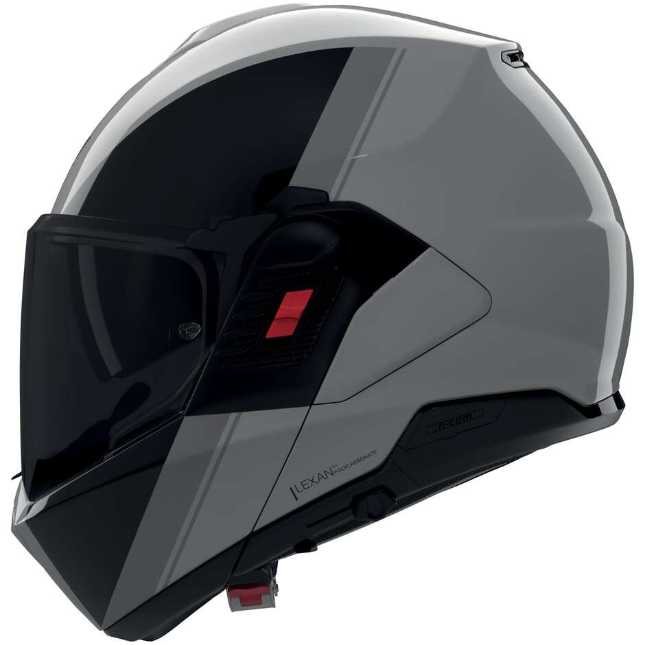 Nolan N120-1 Modular Motorcycle Helmet P/J SPECIAL PAINT 355 Grey Gloss ...