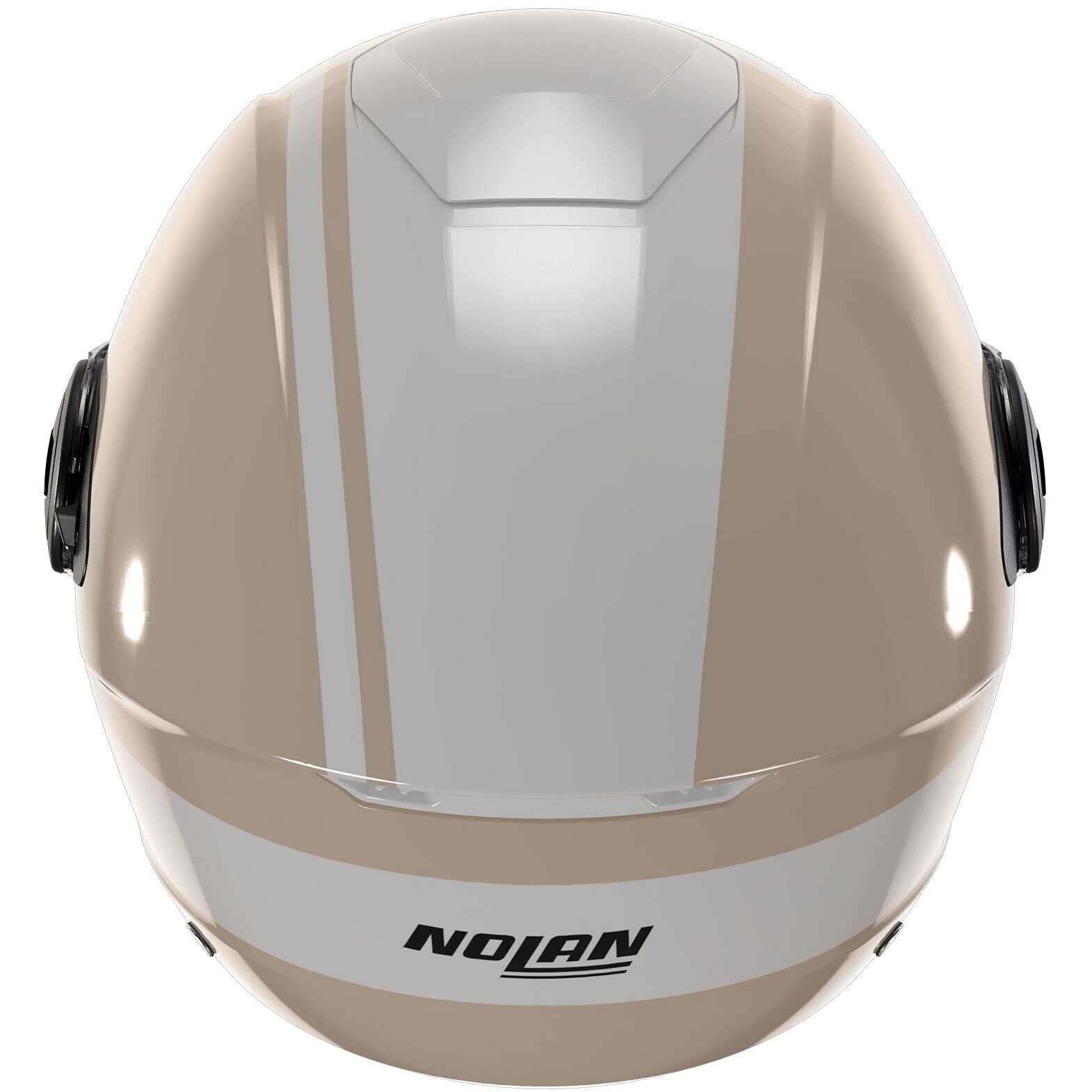 Nolan N20-2 VISOR DOLCE VITA 350 Jet Motorcycle Helmet Sand Gloss White For Sale Online ...