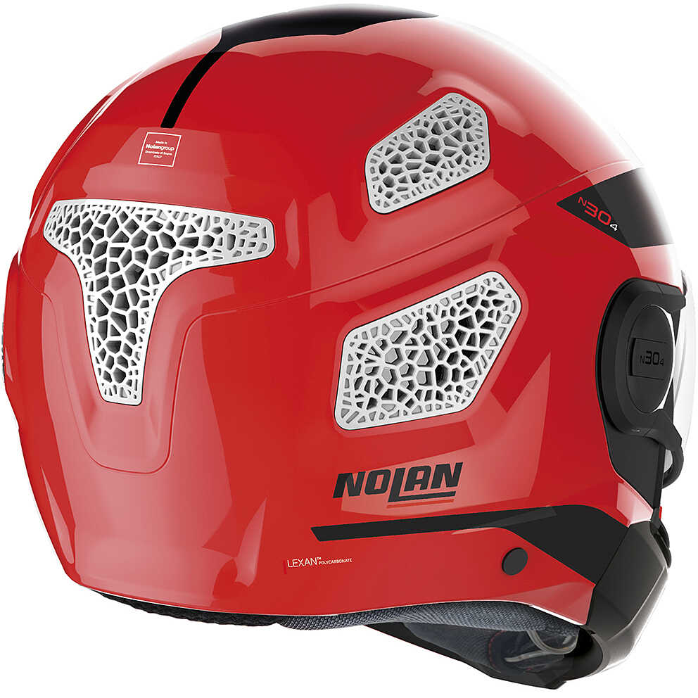 Nolan N30-4 TP BLAZER 026 Rosso Corsa Crossover Motorcycle Helmet For ...