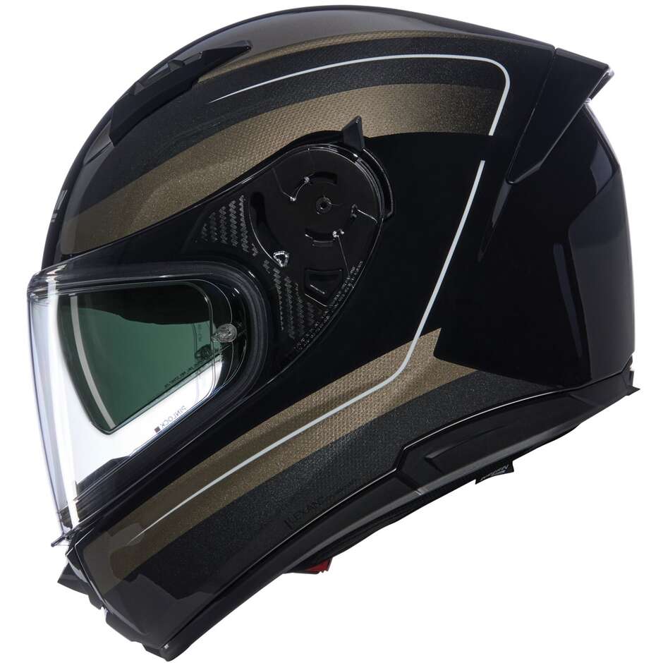 Nolan N60-6 ERMETICO 344 Full Face Motorcycle Helmet Stone Black Glossy ...