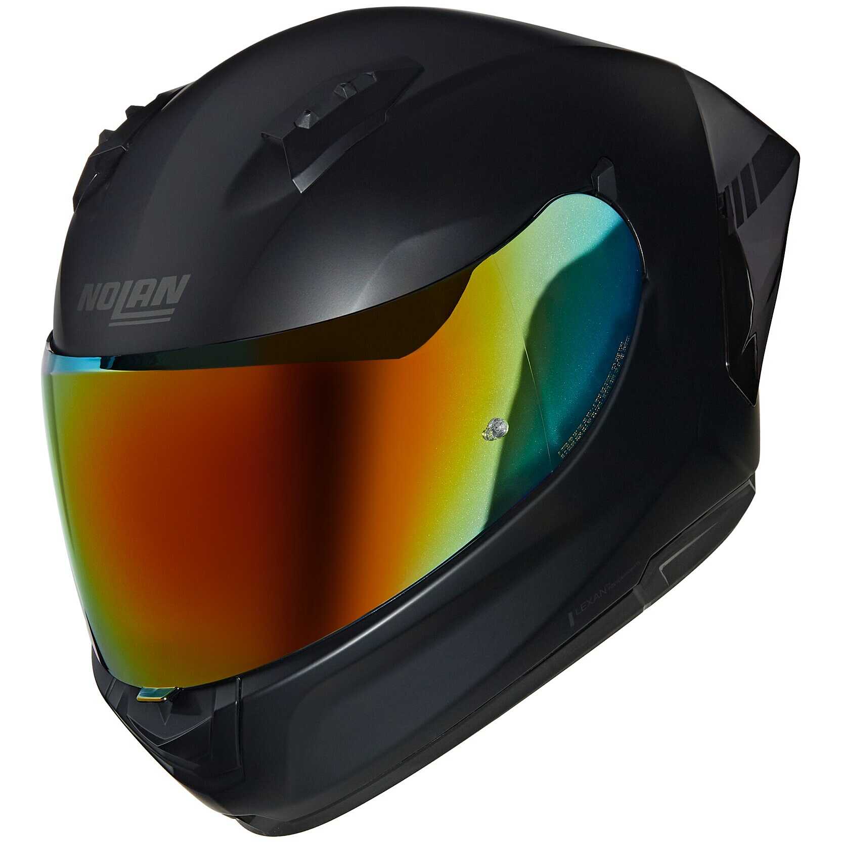 Nolan N60-6 SPORT IRIDO 334 Full Face Motorcycle Helmet Matt Black For ...