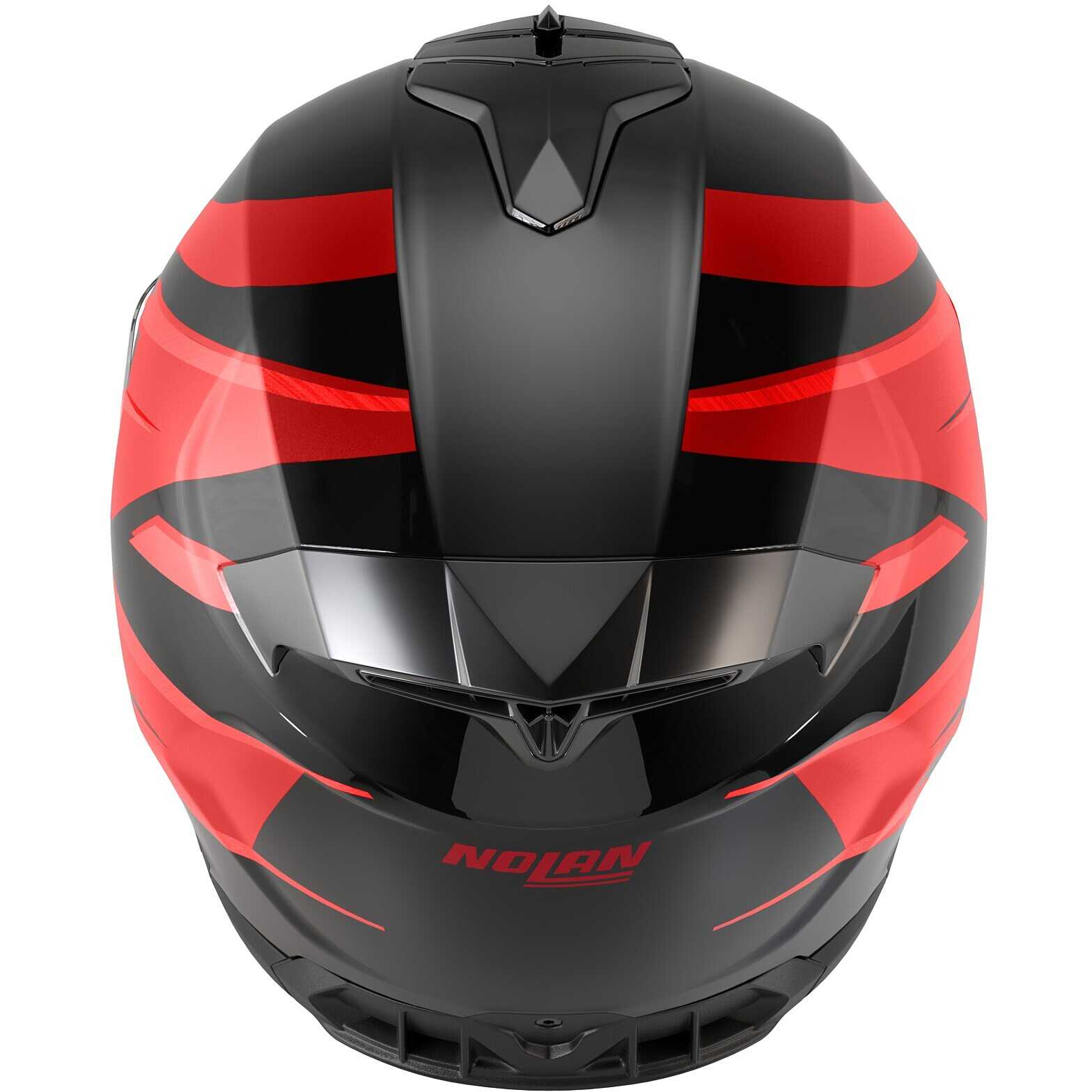 Nolan N80-8 FERVO 355 Full Face Motorcycle Helmet Gloss Black Red For ...