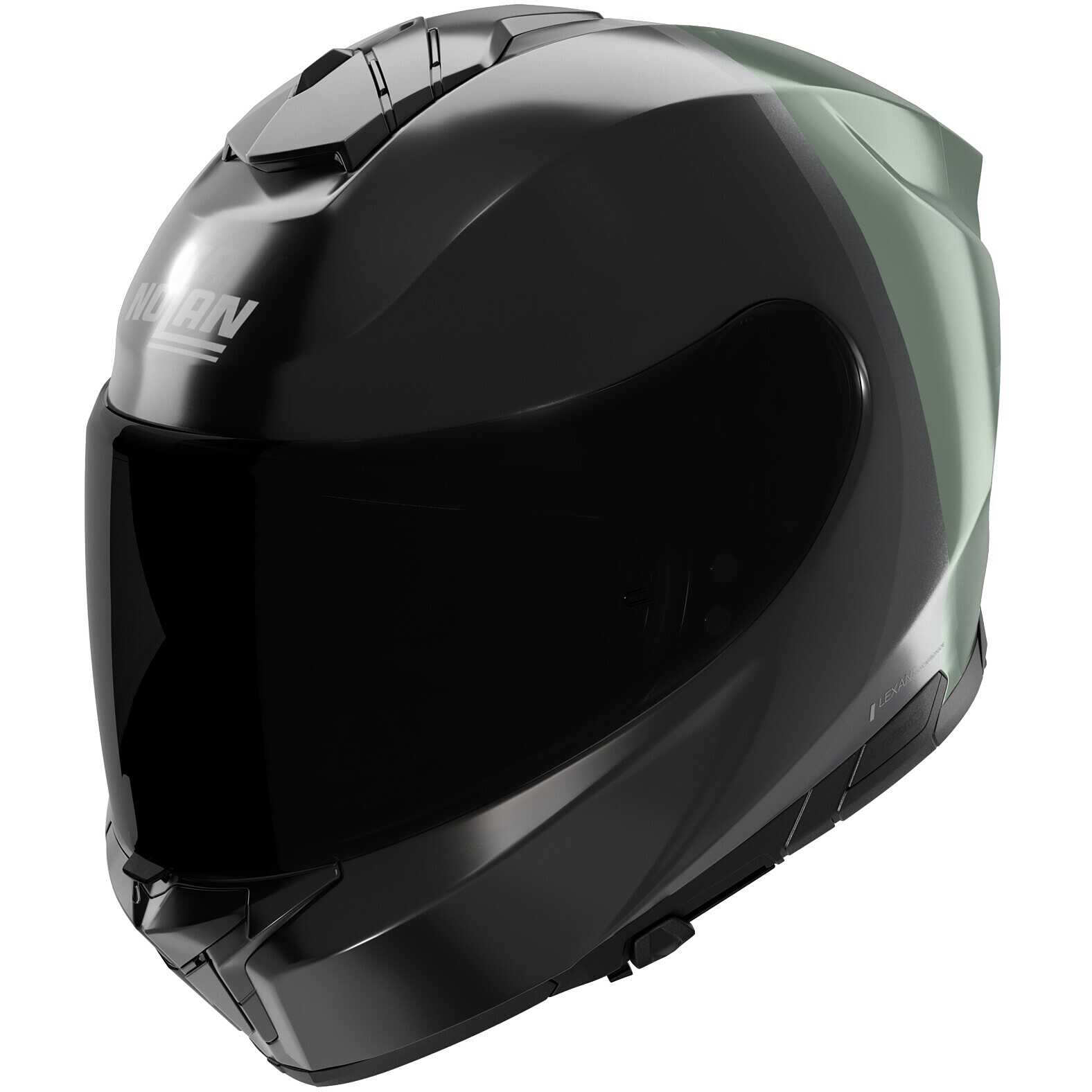 Nolan N80-8 Full Face Motorcycle Helmet SPECIAL PAINTING 350 Black ...