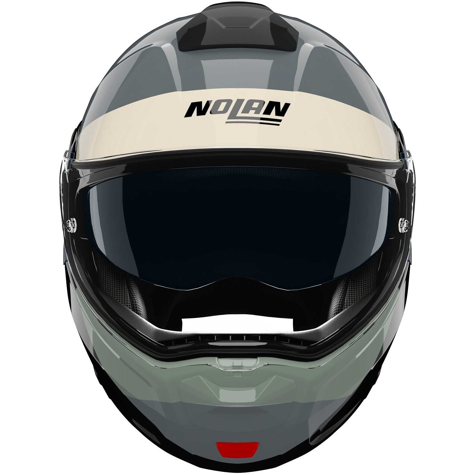 Nolan N90-3 06 BLOCK 354 P/J Modular Motorcycle Helmet Black Ivory ...