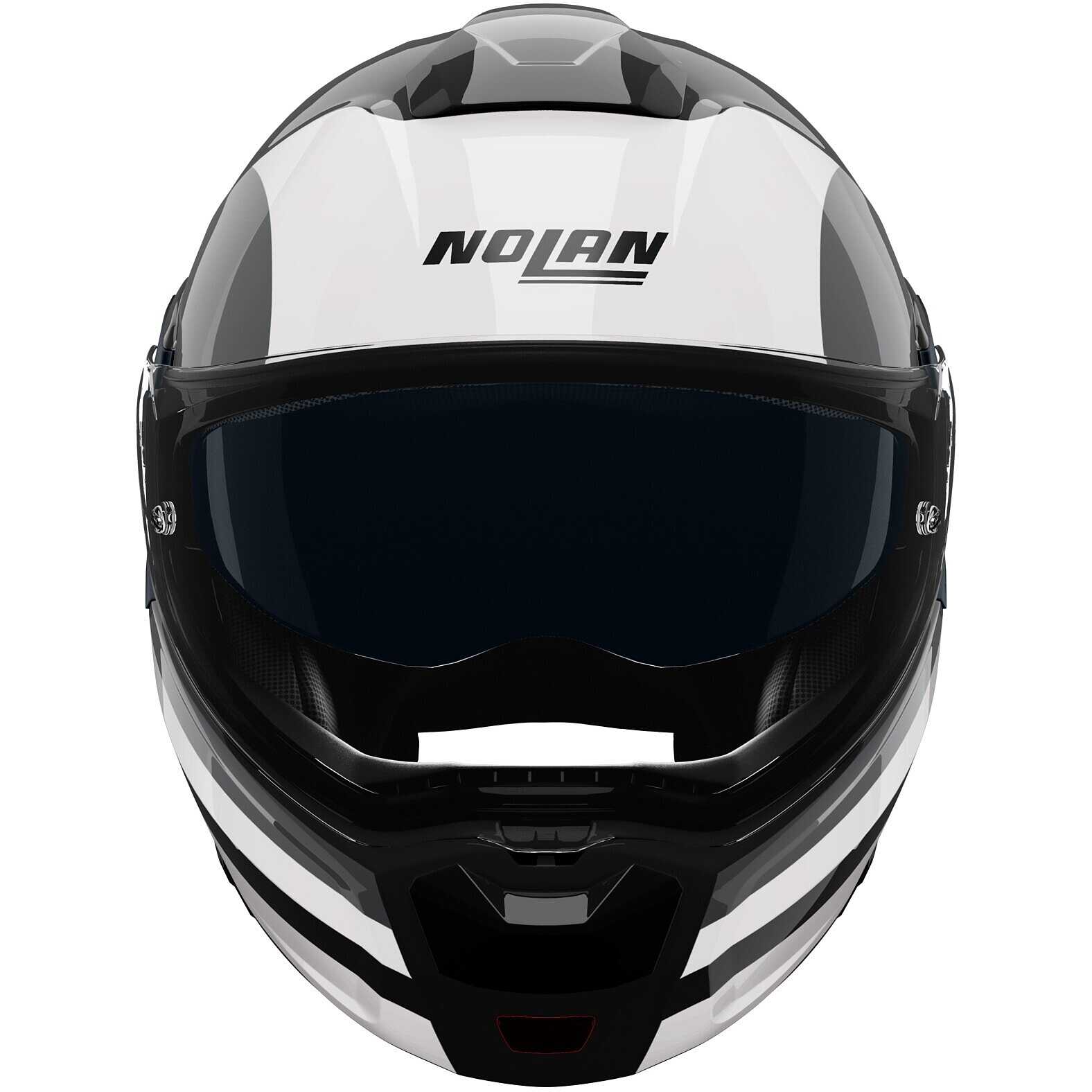 Nolan N90-3 06 ROBOTO 348 Modular Motorcycle Helmet P/J Black Silver ...