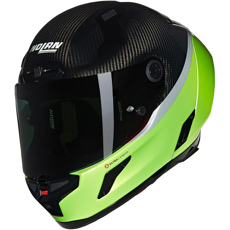 Nolan X-804 RS DOC 347 Impulse Green Full-Face Motorcycle Helmet For ...