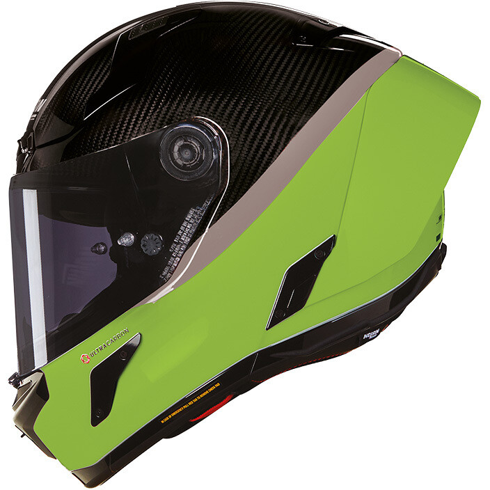 Nolan X-804 RS DOC 347 Impulse Green Full-Face Motorcycle Helmet For ...