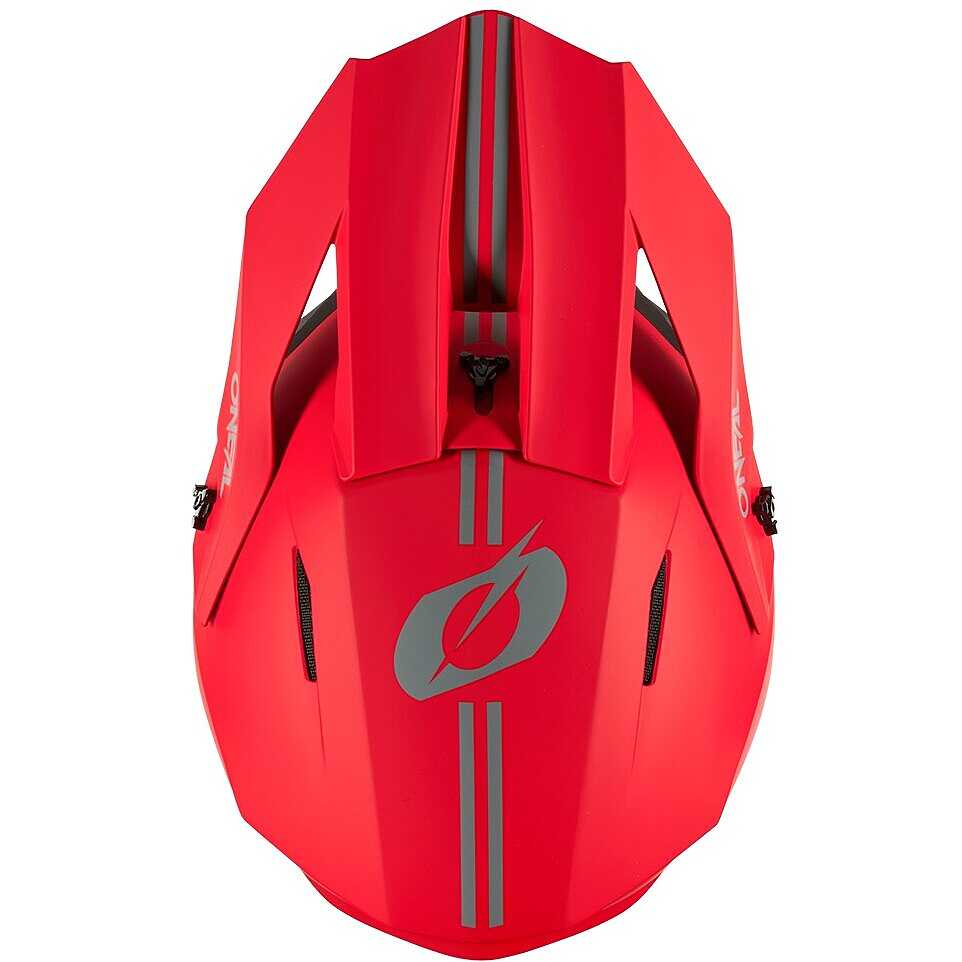 Oneal 1SRS SOLID Red Matt Cross Enduro Motorcycle Helmet For Sale ...