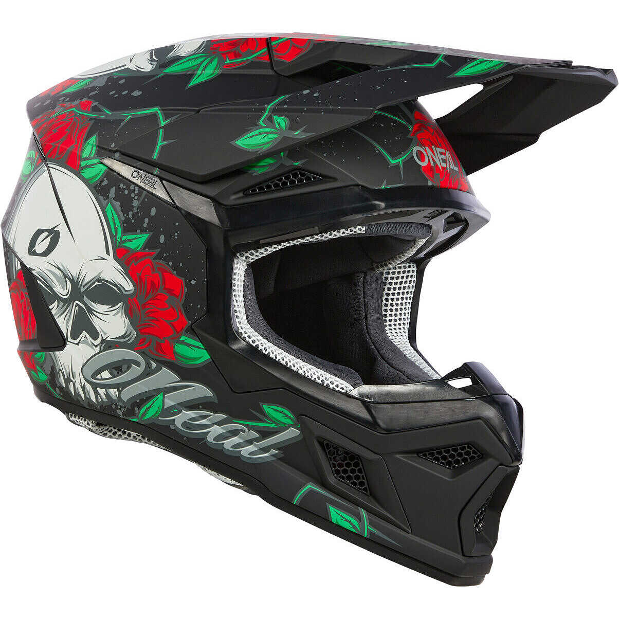 Oneal 3SRS Youth MELANCIA Child Cross Enduro Motorcycle Helmet Black ...