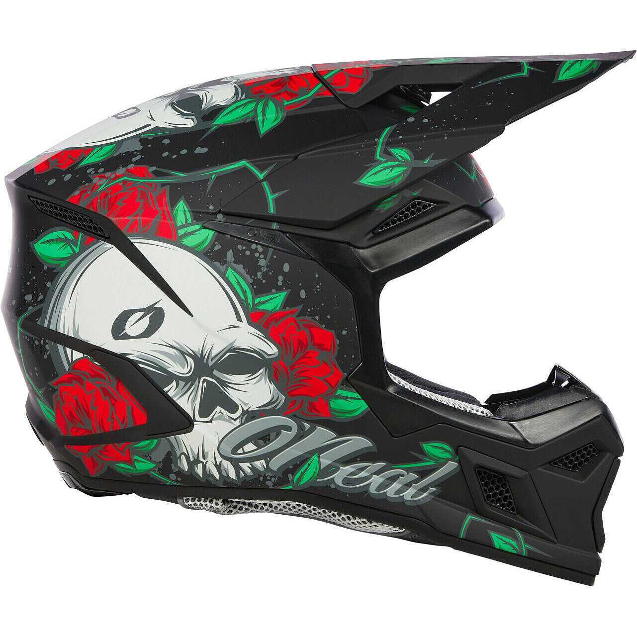 Oneal 3SRS Youth MELANCIA Child Cross Enduro Motorcycle Helmet Black ...