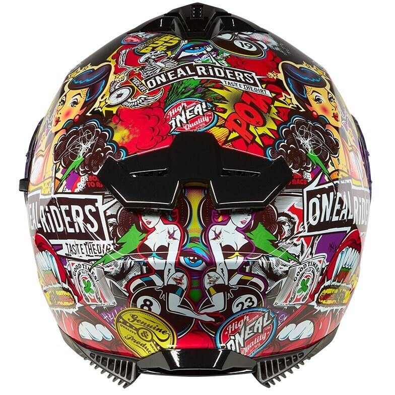 Oneal Challenger CRANK Multicolor V.25 Integral Motorcycle Helmet For ...