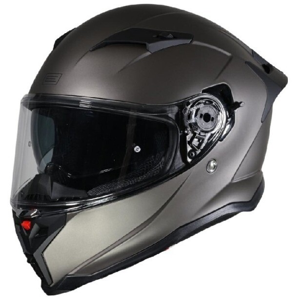 ORIGINE FORCE SOLID Full Face Motorcycle Helmet Matt Titanium 22.06 For ...