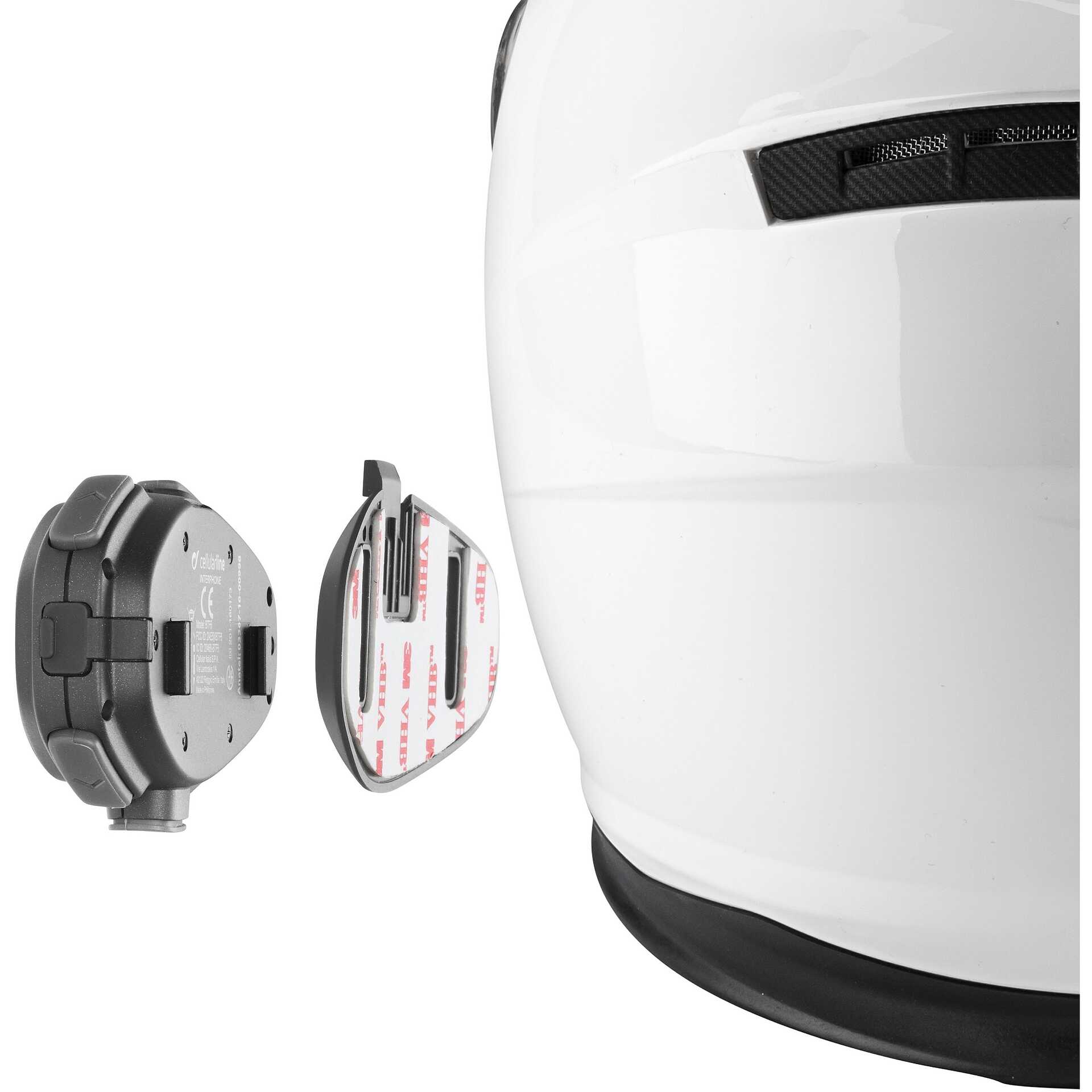 Pair of Cellular Line TOUR HD Double Motorcycle Intercoms - 40 mm HD ...