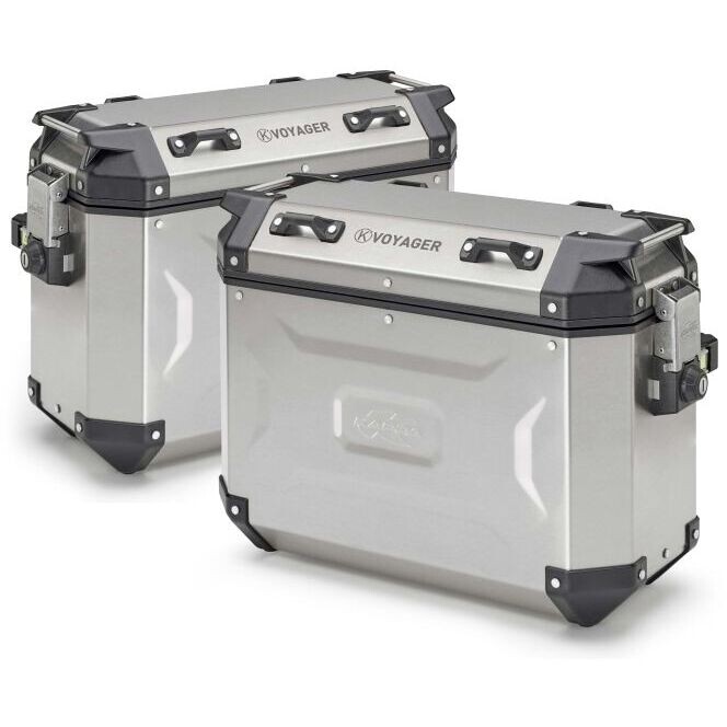 Pair of Kappa KVG37A K'VOYAGER Aluminum Side Cases - MONOKEY CAM SIDE ...