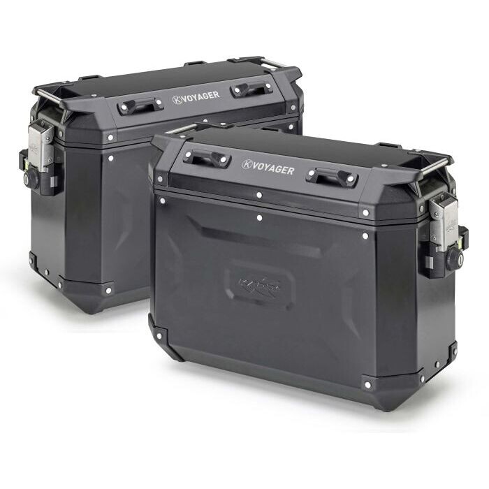 Pair of Kappa KVG37B K'VOYAGER Side Cases in Painted Aluminum - MONOKEY ...
