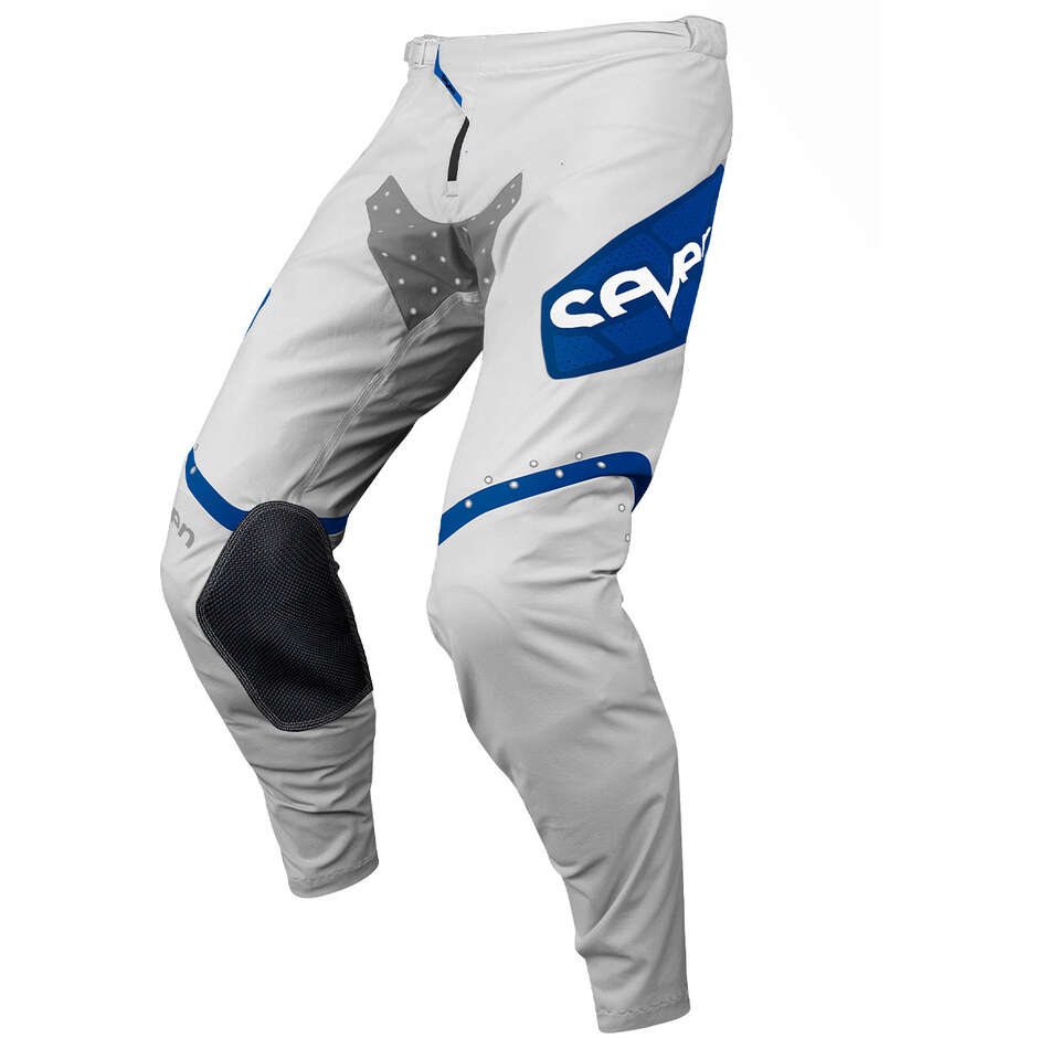 Pantaloni Moto Cross SEVEN MX ZERO INSTITUTION Bianco Vendita Online ...