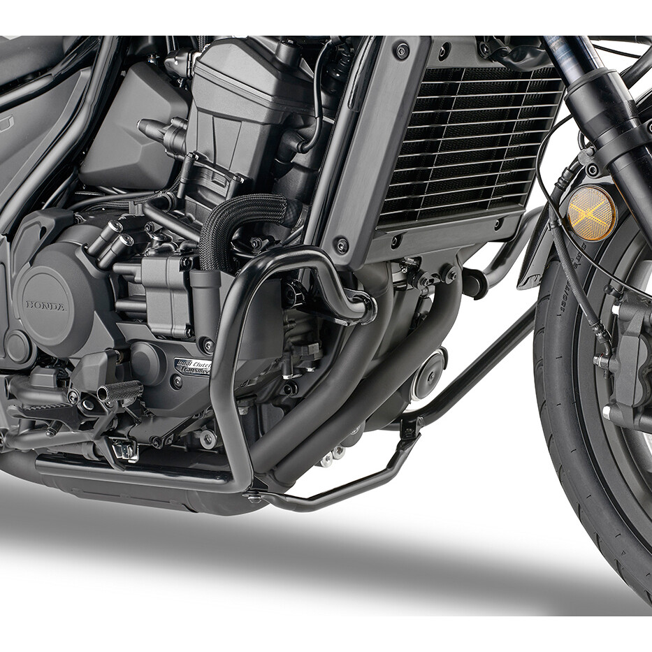 Paramotore tubolare nero Slider integrato Givi TN1194 Per HONDA CMX ...