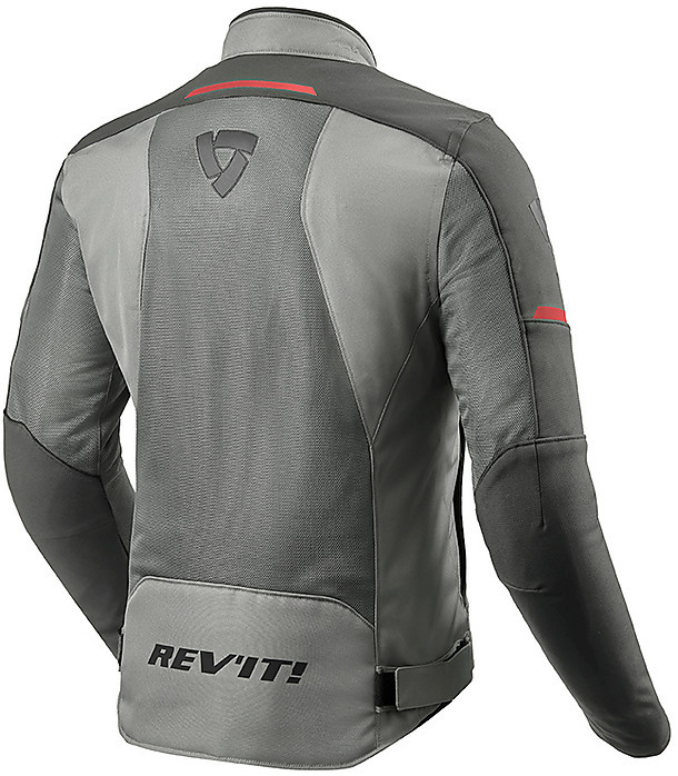 Perforated Motorcycle Jacket In Rev'it AIRWAVE 3 Fabric Anthracite Gray ...