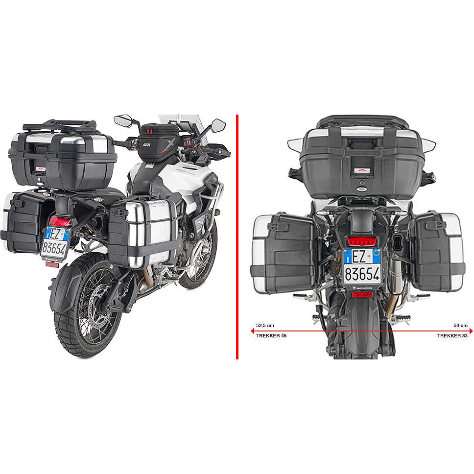 PL ONE-FIT Seitenkofferhalter für Givi MONOKEY Koffer PLO6423MK Für ...