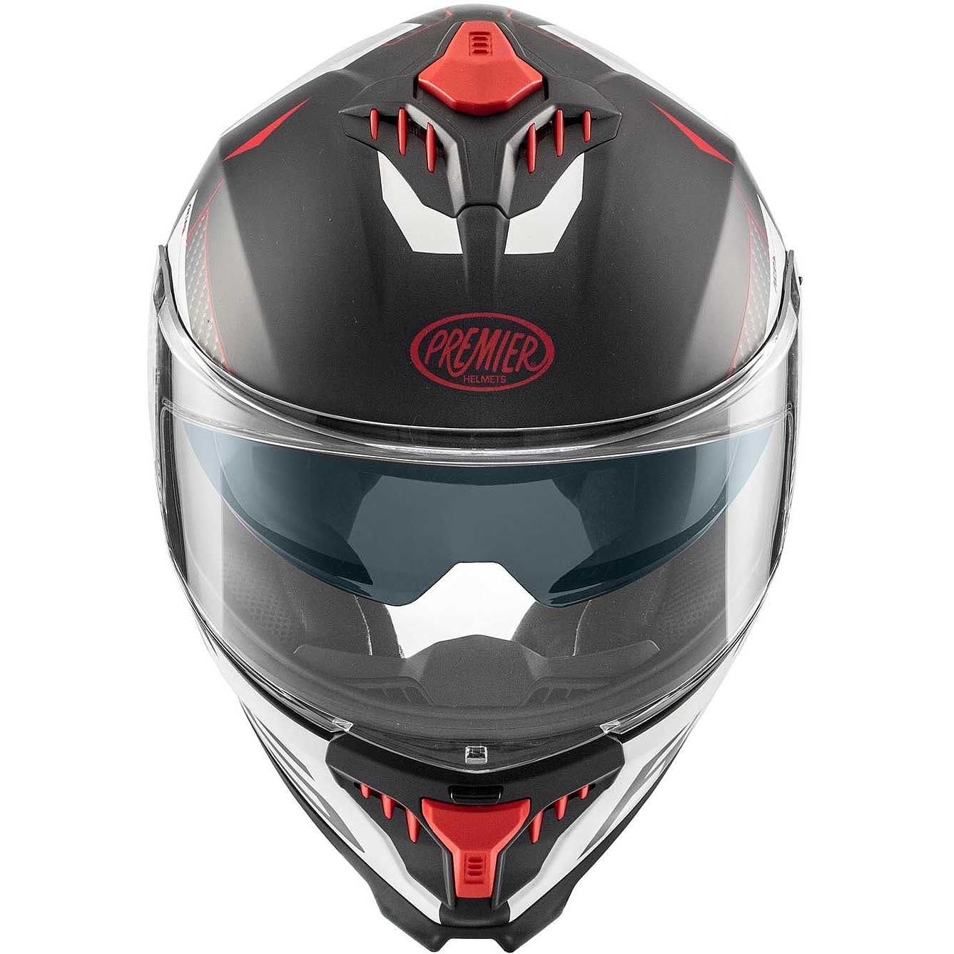 Premier Integral Motorcycle Helmet TYPHOON RS2BM White Matt Black For ...