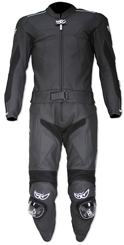 Professional Leather Motorcycle Overalls Divisible Berik LS2 4493 Black ...