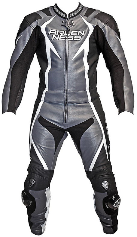 Professional Leather Motorcycle Overalls Divisible Berik LS2 9185 Black ...