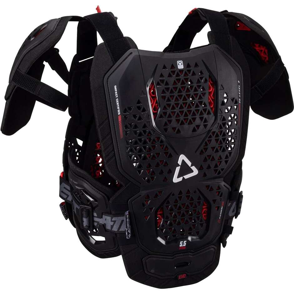 Protection de poitrine Leatt CHEST PROTECTOR 5.5 PRO EVO Noir Moto ...