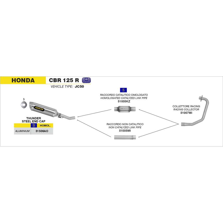 Racing Manifold Honda CBR 125 R 2011/2016 For Sale Online - Outletmoto.eu