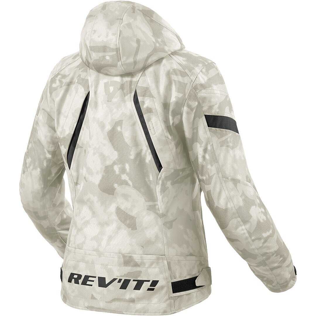 Rev'it FLARE 3 H2O Ladies Motorcycle Jacket, Camouflage, Grey/White For ...