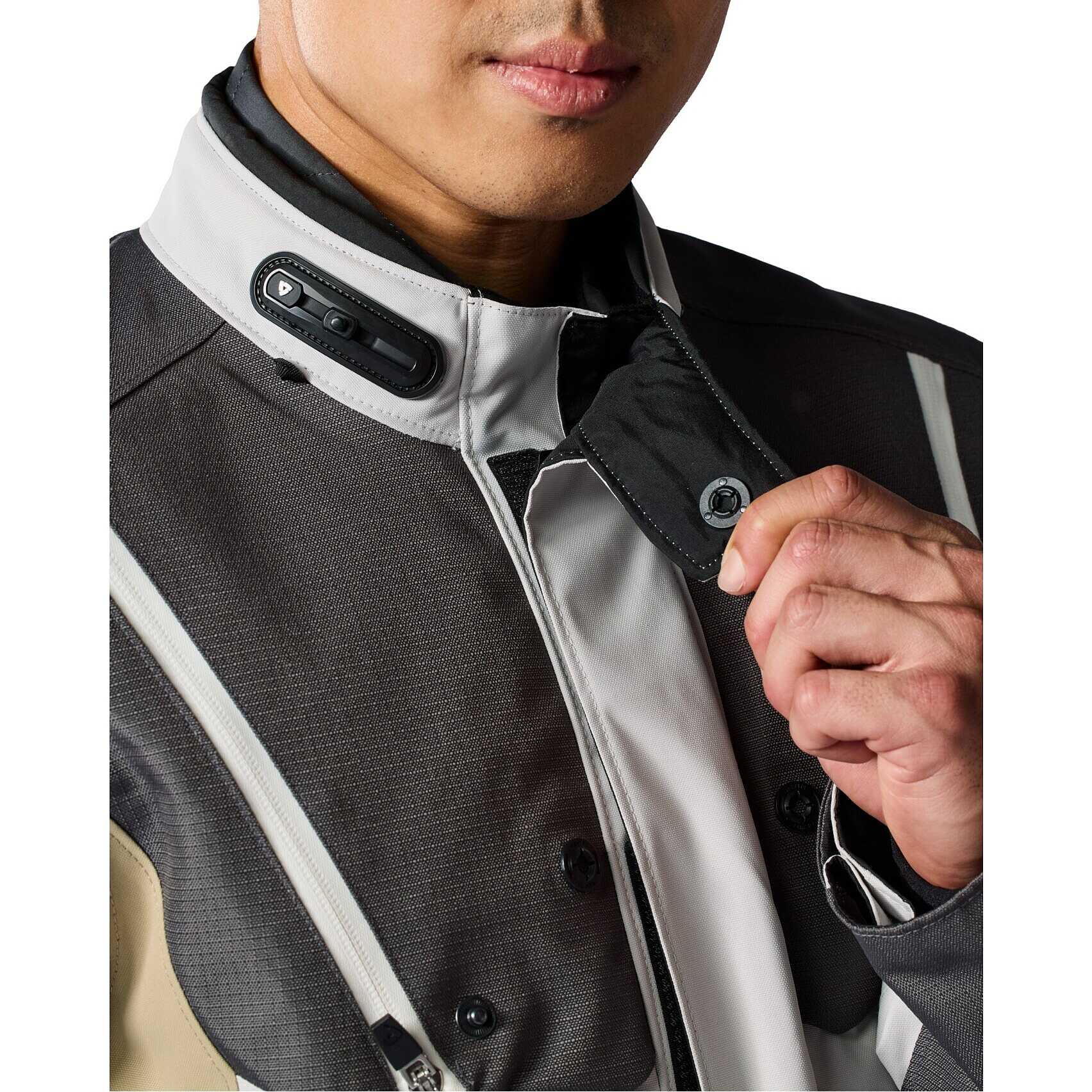 Rev'it Horizon 3 H2O Motorcycle Jacket, Sand Grey For Sale Online ...