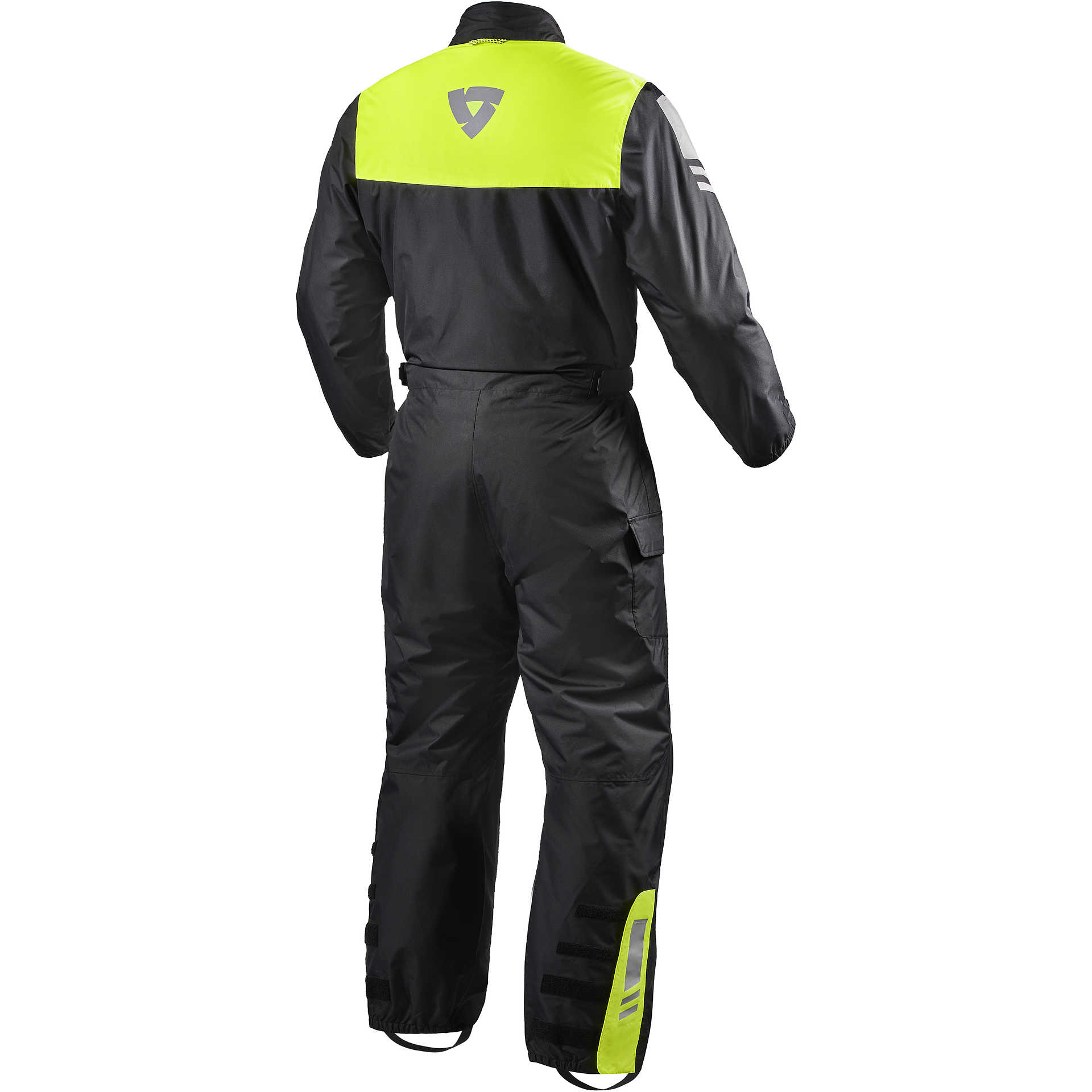Rev'it PACIFIC 3 H2O Rainproof Motorcycle Suit Black Neon Yellow For ...