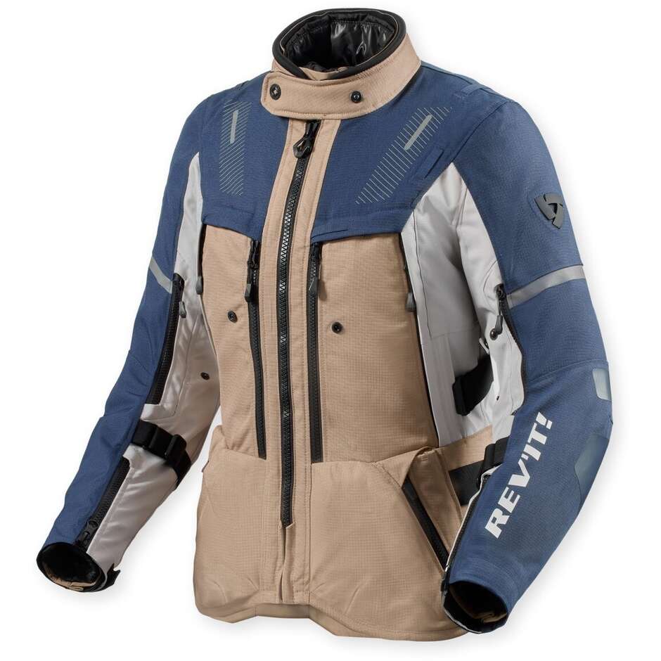 Rev'it Sand 5 H2O Ladies Motorcycle Jacket Sand Blue For Sale Online ...