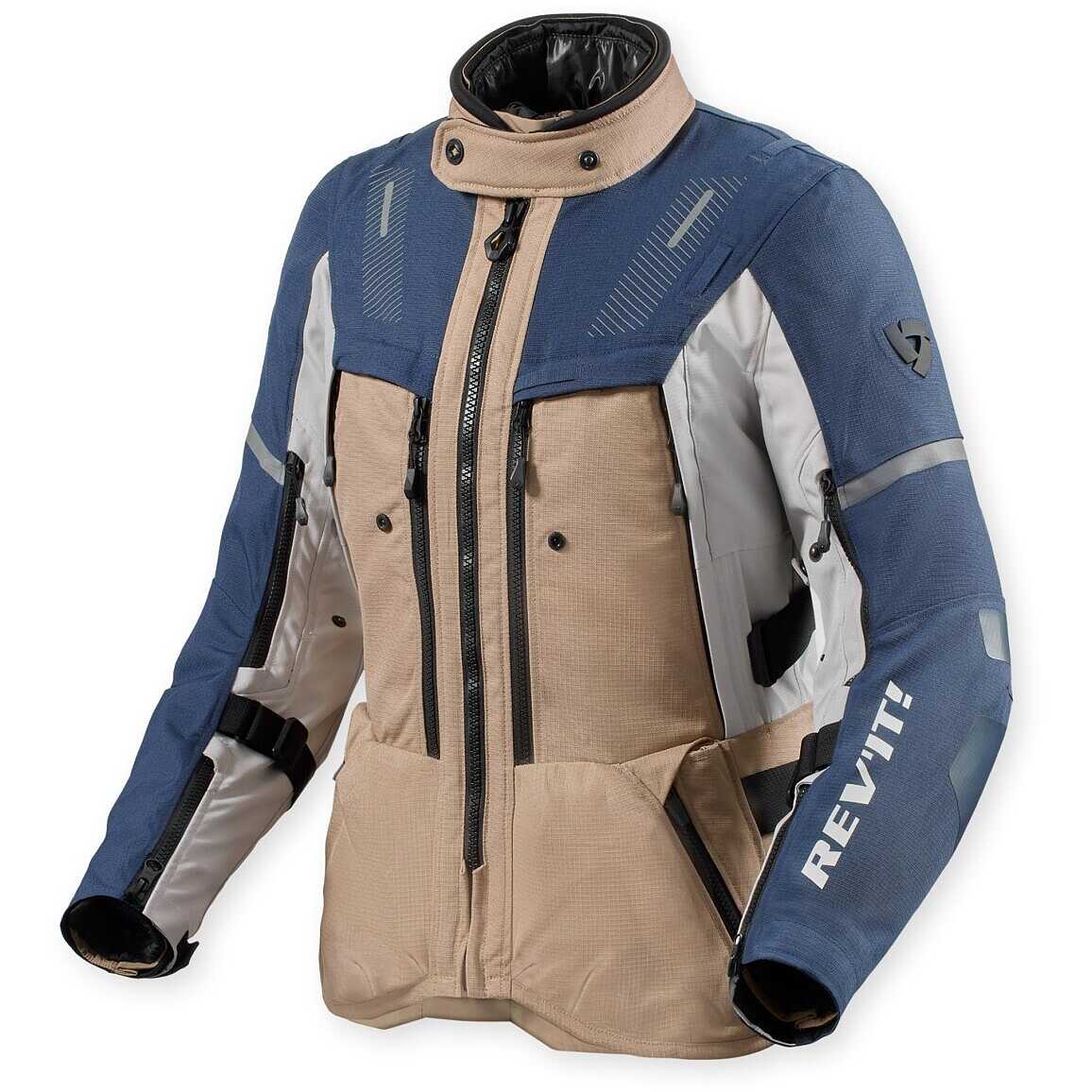 Rev'it Sand 5 H2O Ladies Motorcycle Jacket Sand Blue For Sale Online ...