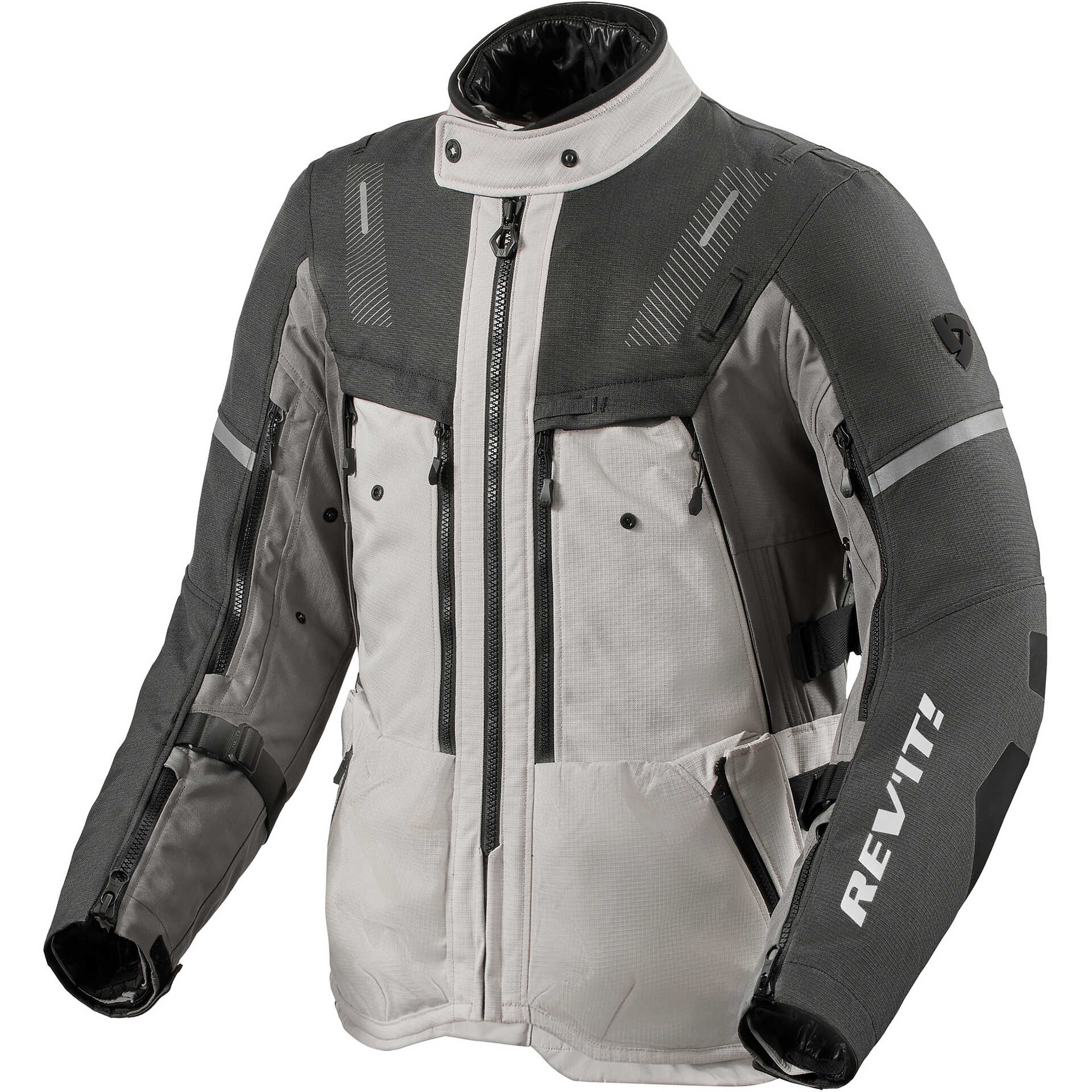 Rev'it Sand 5 H2O Motorcycle Jacket Silver Anthracite For Sale Online ...