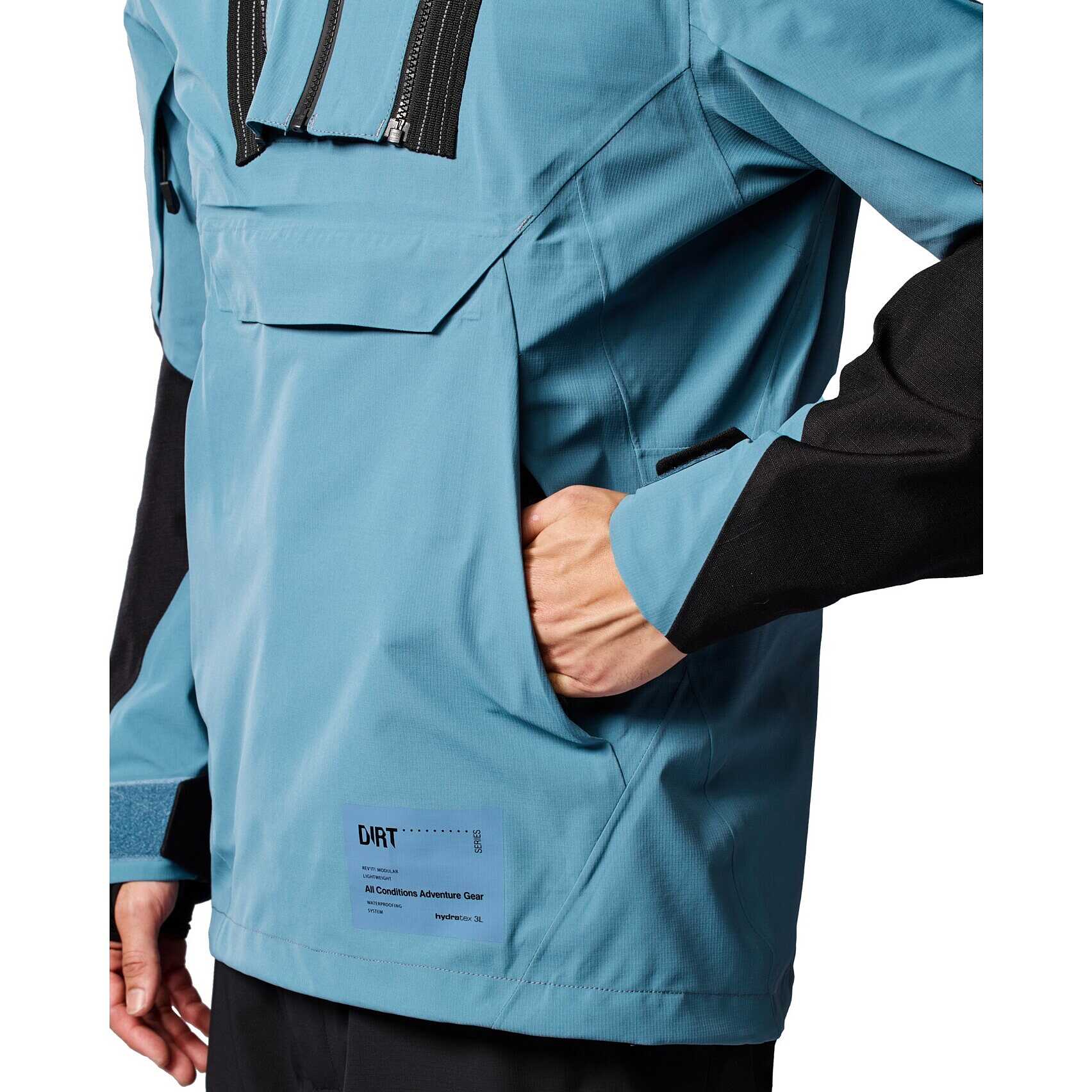 Rev'it Smock Blackwater 3 H2O Motorcycle Jacket Blue Black For Sale ...