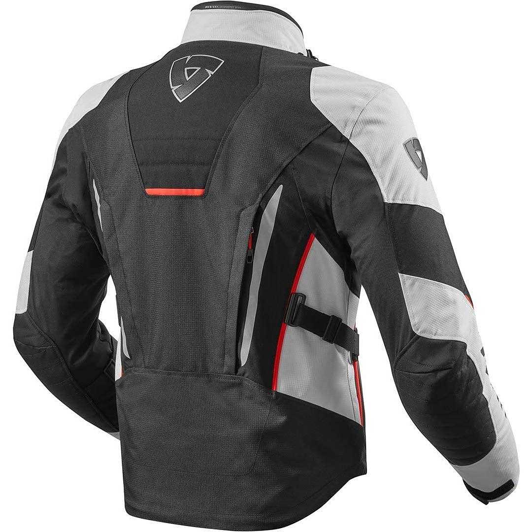 Rev'it VAPORT 2 Motorcycle Jacket Silver Black For Sale Online ...