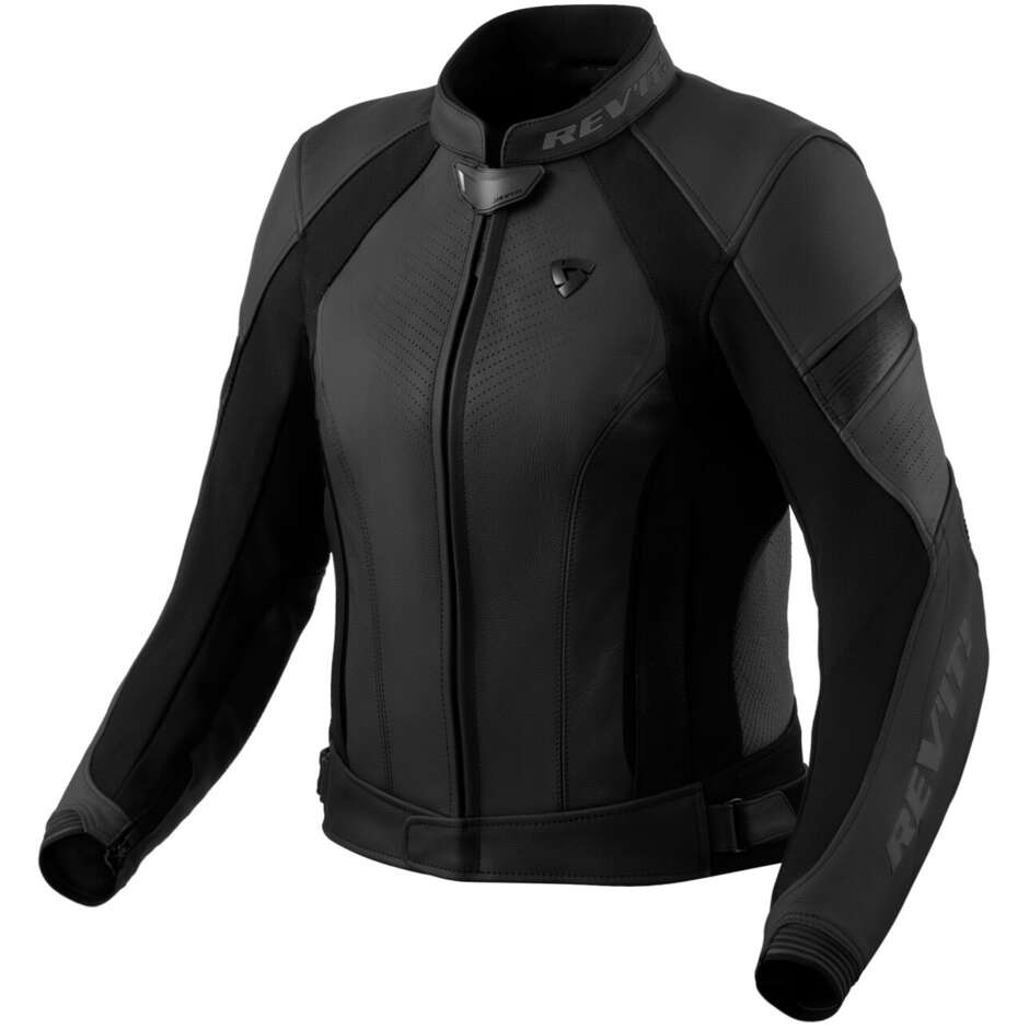 Rev'it XENA 4 LADIES Women's Motorcycle Jacket Black Anthracite For ...