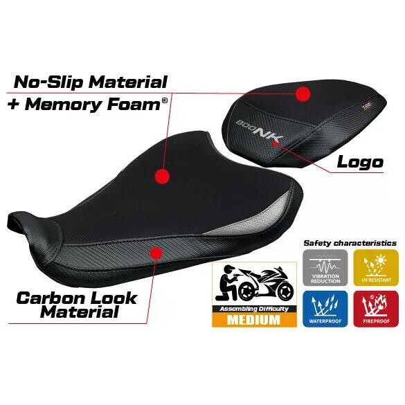 Rivestimento Sella TPZ Italia Specifico Per CF Moto 800 NK 20232025 ...