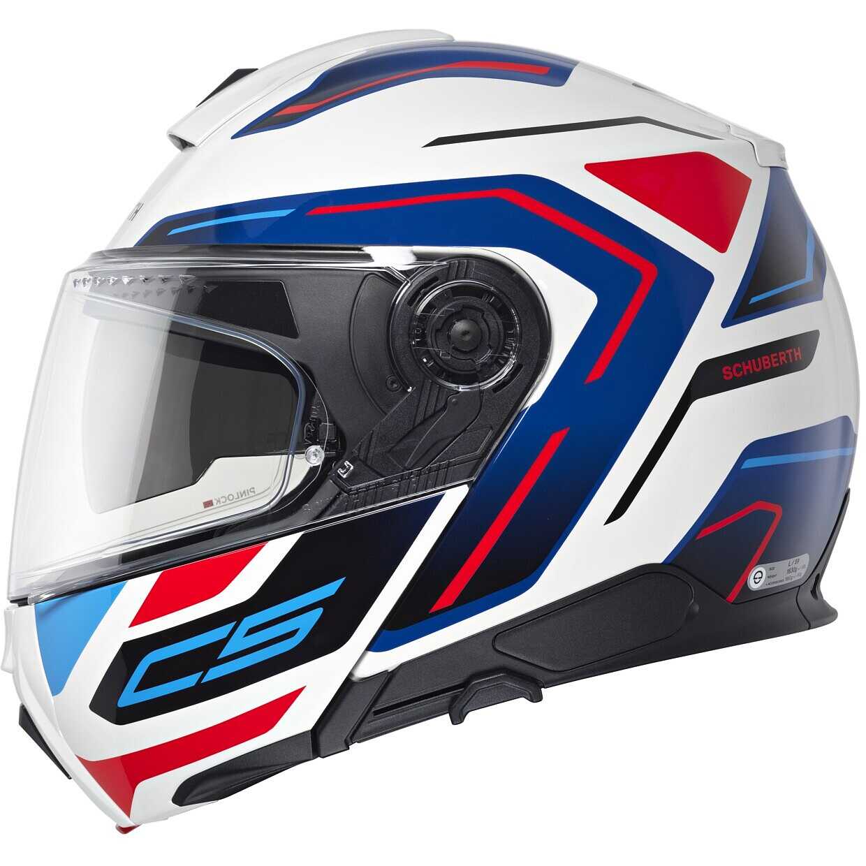 Schuberth C5 OMEGA Modular Motorcycle Helmet P/J White For Sale Online ...