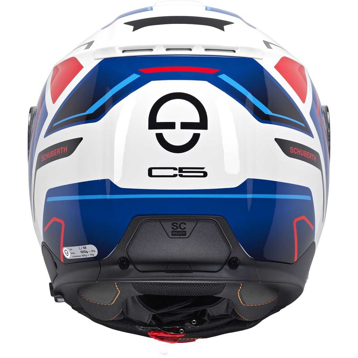 Schuberth C5 OMEGA Modular Motorcycle Helmet P/J White For Sale Online ...