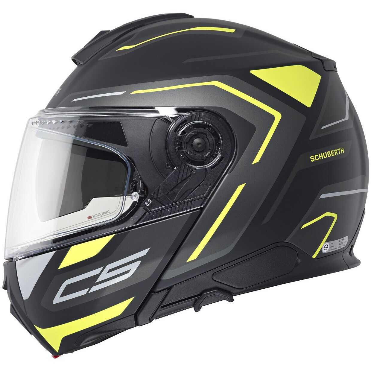 Schuberth C5 OMEGA Modular Motorcycle Helmet P/J Yellow For Sale Online ...