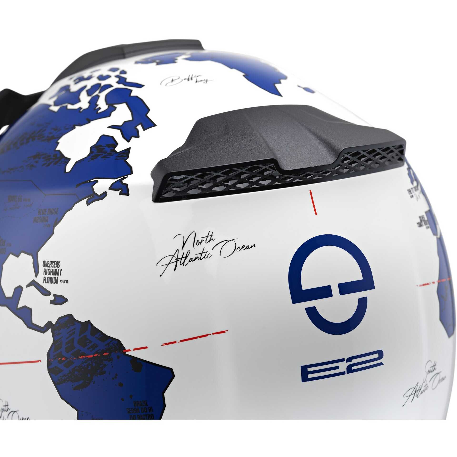 Schuberth E2 ATLAS Blue Modular Motorcycle Helmet P/J For Sale Online ...