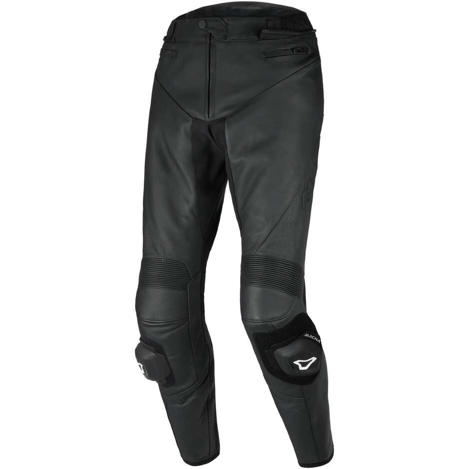Schwarze Motorradhose Macna Ovito – gekürzt Online-Verkauf - Outletmoto.eu